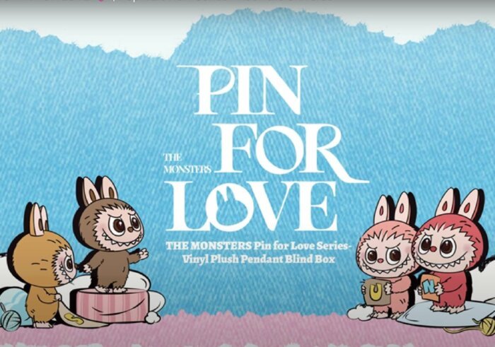Mini Labubu V4 Pin For Love (A-M) Pendant Blind Box (pre-order ...